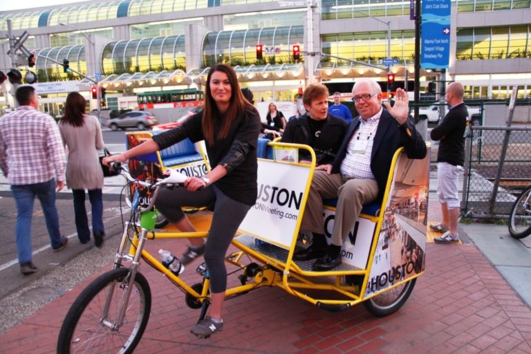 Downtown San Diego Gaslamp Pedicab Tour - Ballpark Pedicab Advertising